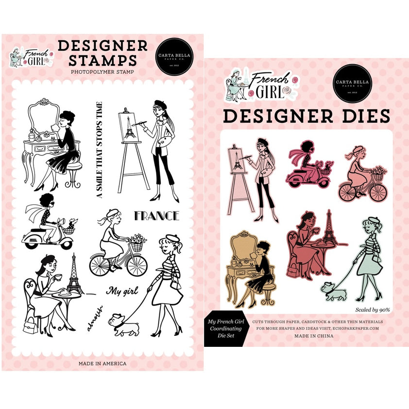 Carta Bella My French Girl Clear Stamps And Dies Bundle – Simon Says Stamp