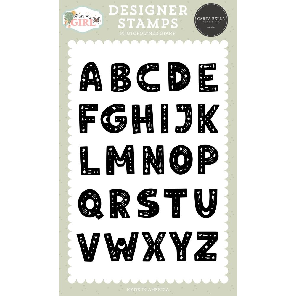 Carta Bella Sparkle Alphabet Clear Stamps cbg418044* – Simon Says Stamp