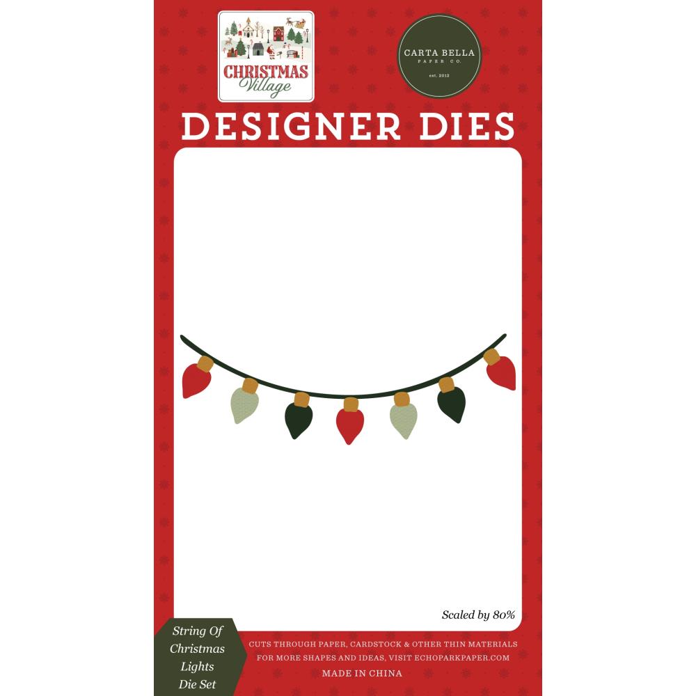 Carta Bella String Of Christmas Lights Die cbcv458043 – Simon Says Stamp