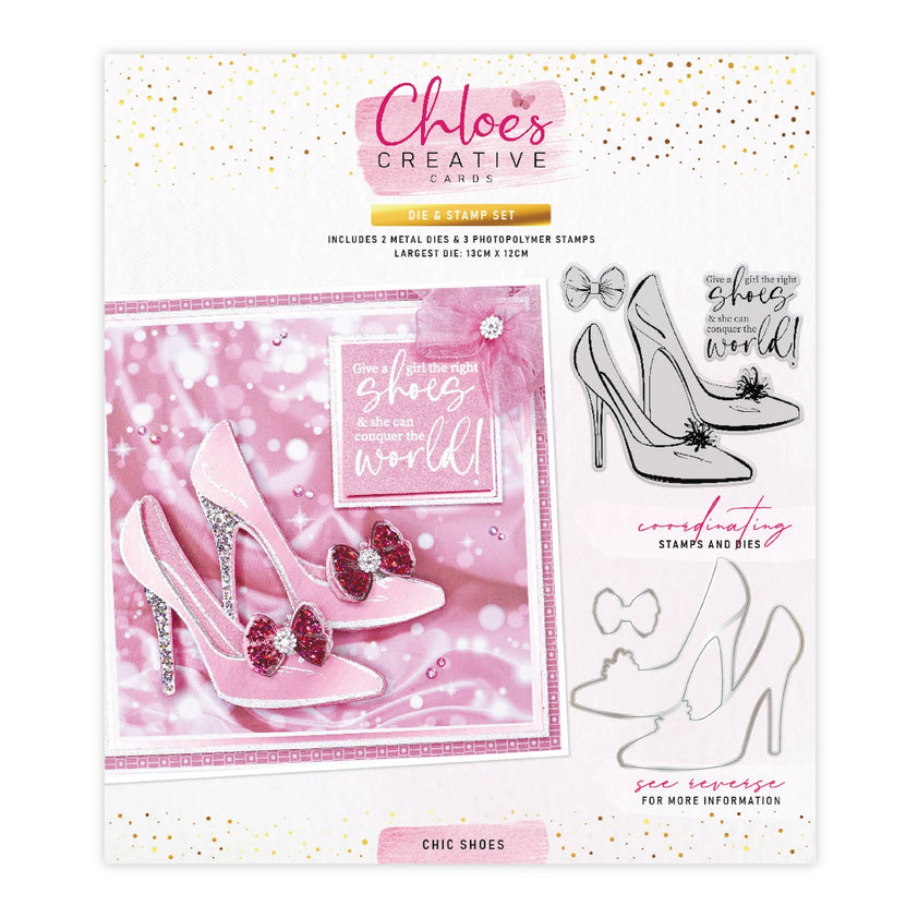 Chloe's Creative Cards Chic Shoes Die and Stamp Set c-diest-chicsh ...