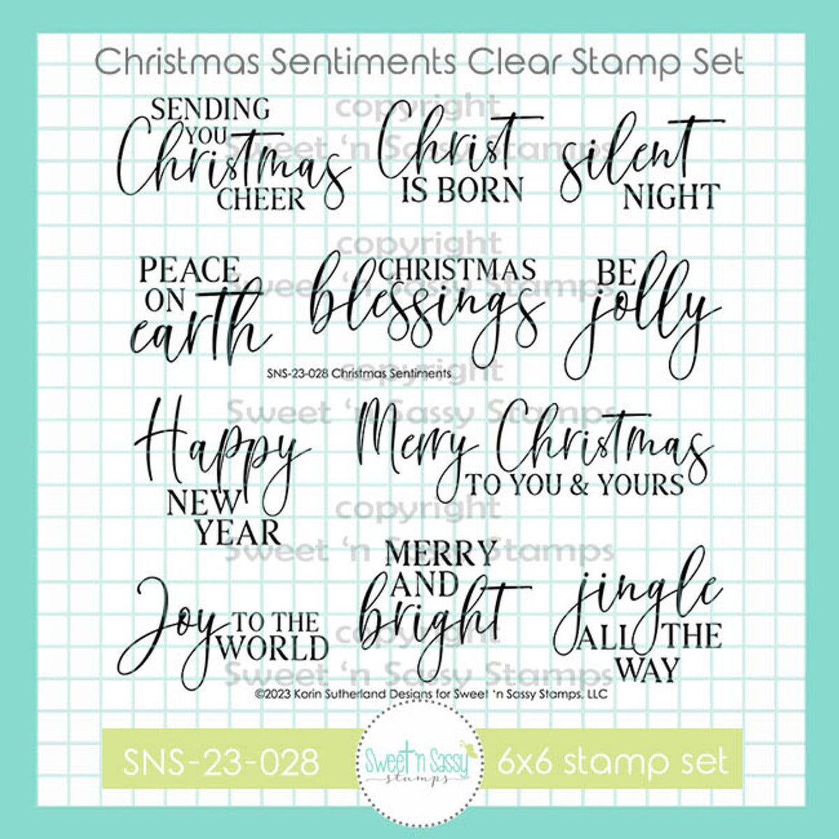Sweet 'N Sassy Christmas Sentiments Clear Stamps sns-23-028 – Simon ...
