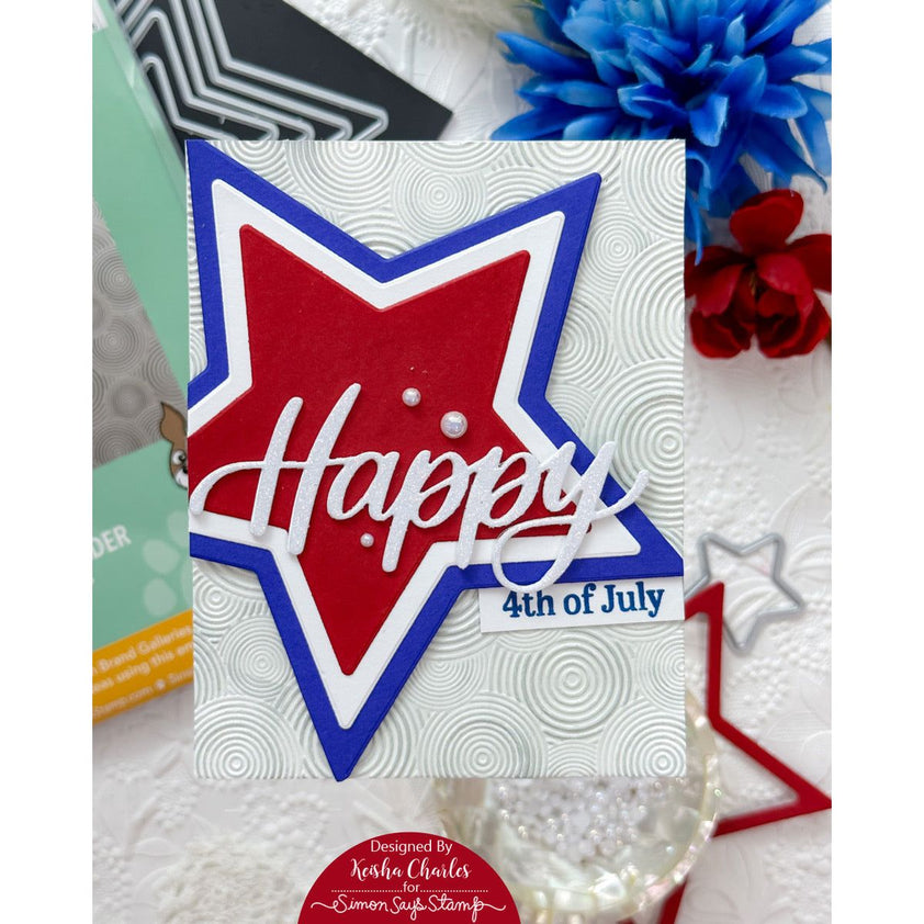 Simon Says Stamp Embossing Folder Circle Hoops sf322 Out Of This World