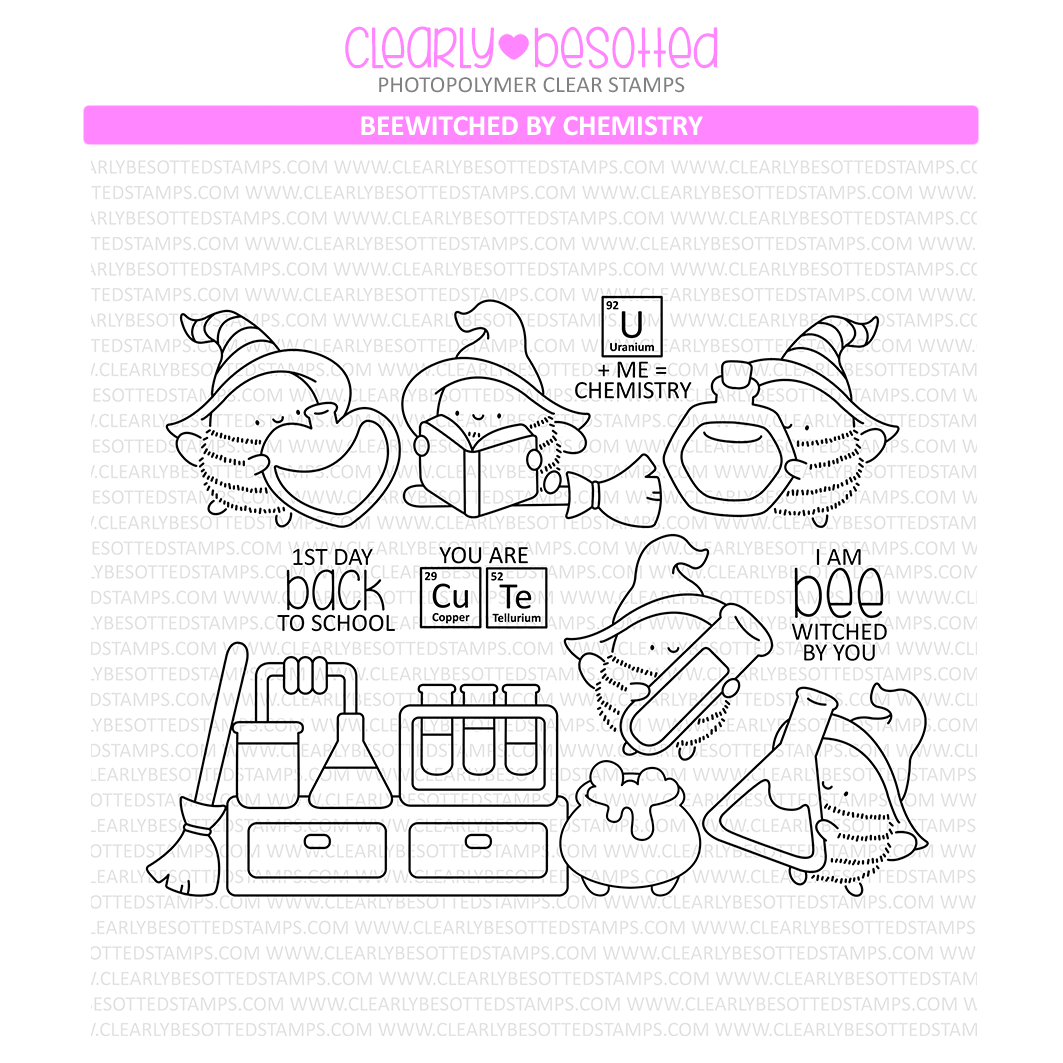 Clearly Besotted Beewitched By Chemistry Clear Stamps – Simon Says Stamp