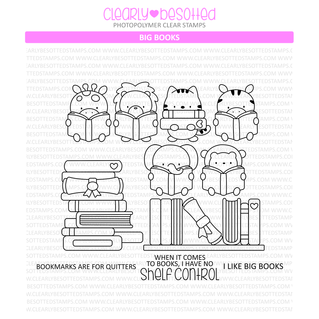 Clearly Besotted Big Books Clear Stamps – Simon Says Stamp
