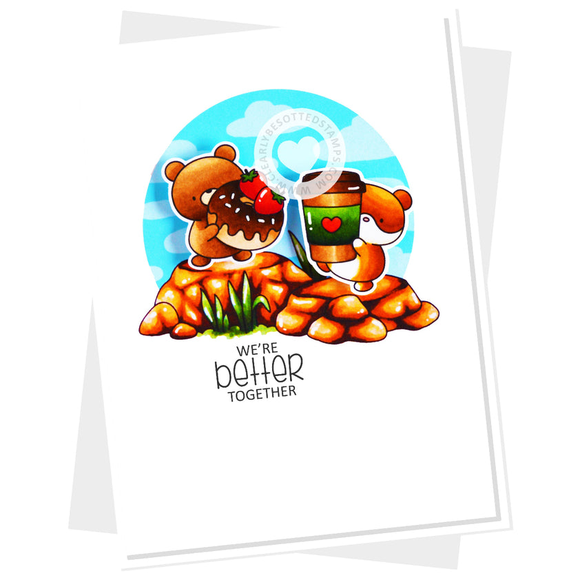 Clearly Besotted Donut Worry Clear Stamps – Simon Says Stamp