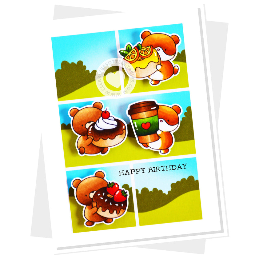 Clearly Besotted Donut Worry Clear Stamps – Simon Says Stamp