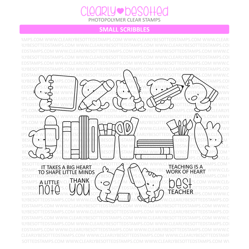 Clearly Besotted Small Scribbles Clear Stamps – Simon Says Stamp