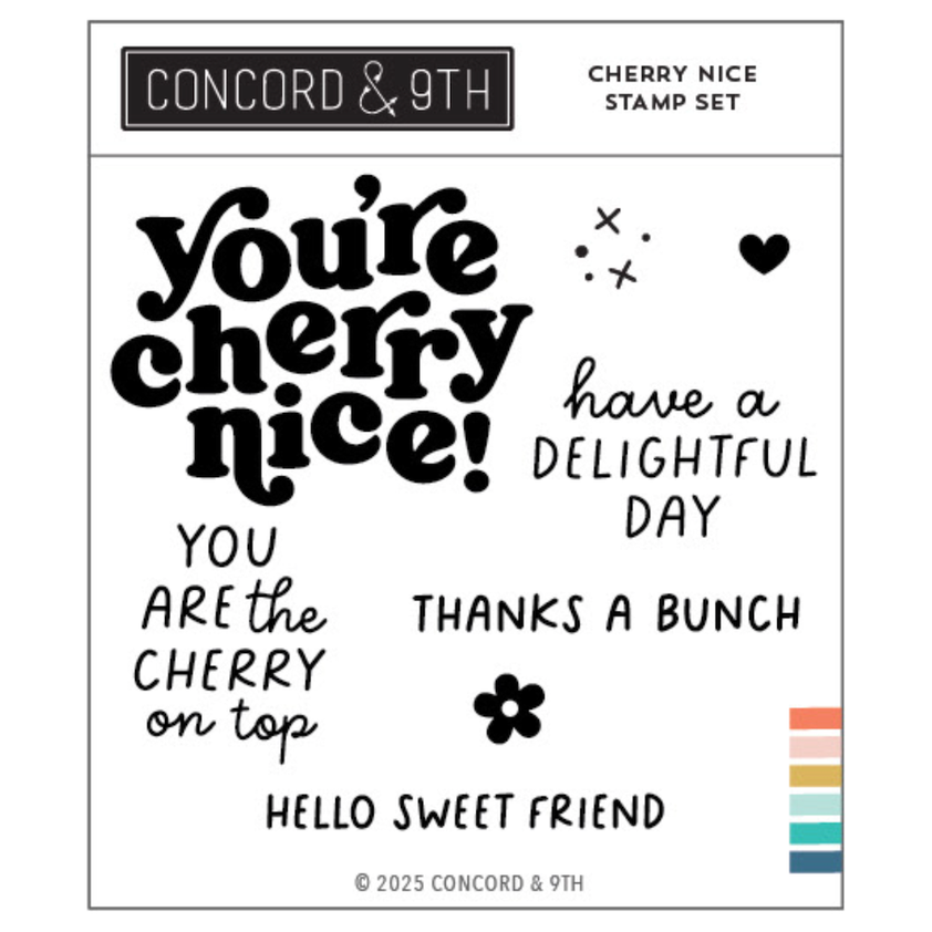 Concord & 9th Cherry Nice Clear Stamp Set 12509 – Simon Says Stamp