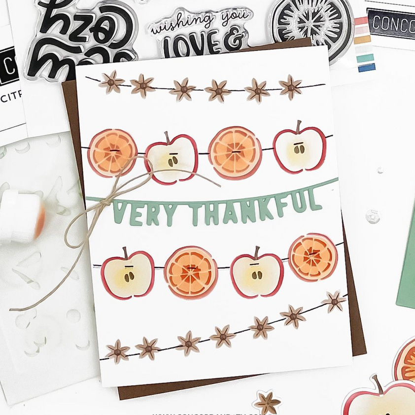 Concord & 9th Citrus & Spice Stencil Set 12616 – Simon Says Stamp