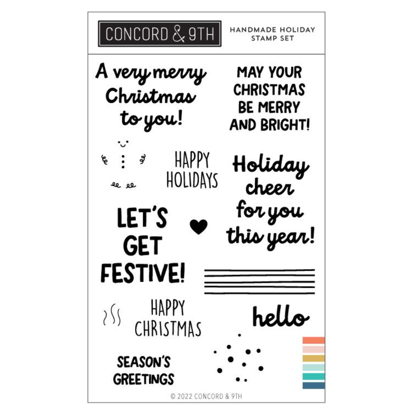 Concord & 9th Handmade Holiday Stamp and Die Bundle – Simon Says Stamp
