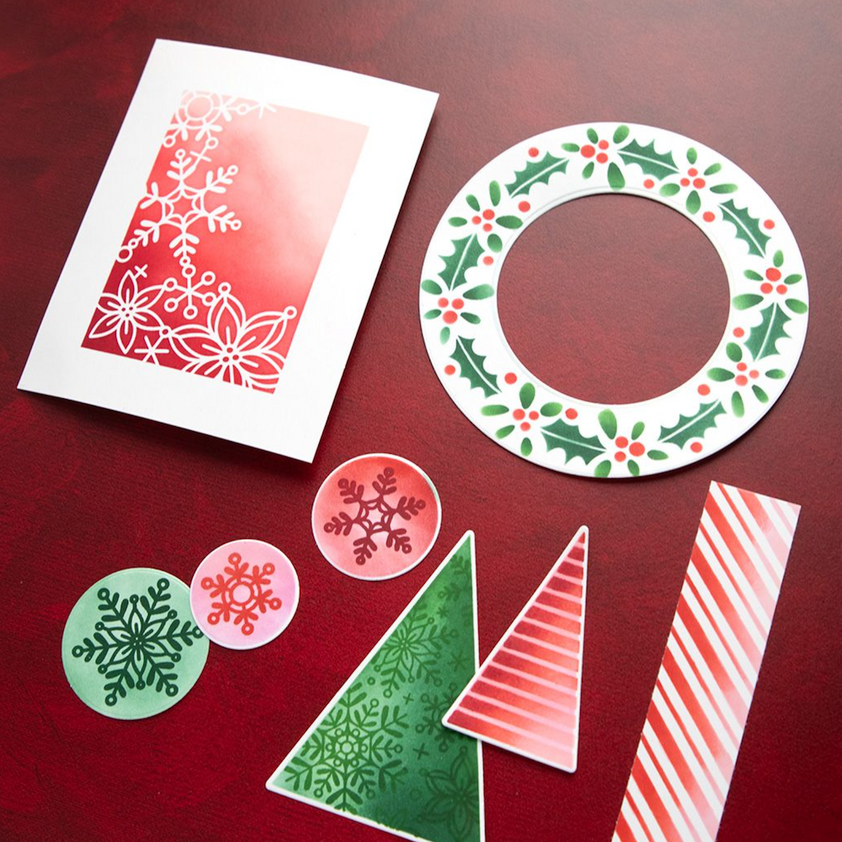 Concord & 9th Kristina Werner Holiday Assortment Stencil Set kw1013 ...