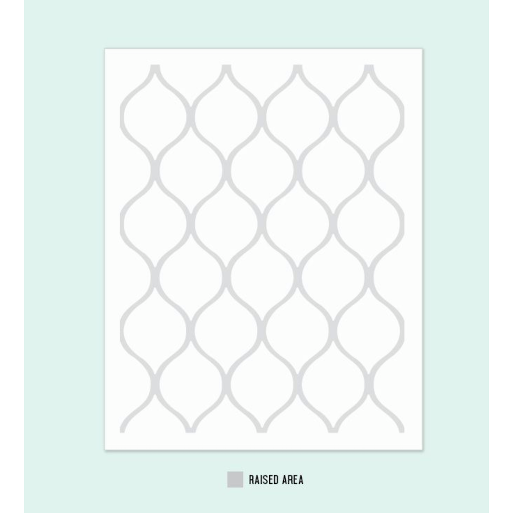 Concord & 9th Patterned Peacock Embossing Folder 12625 – Simon Says Stamp
