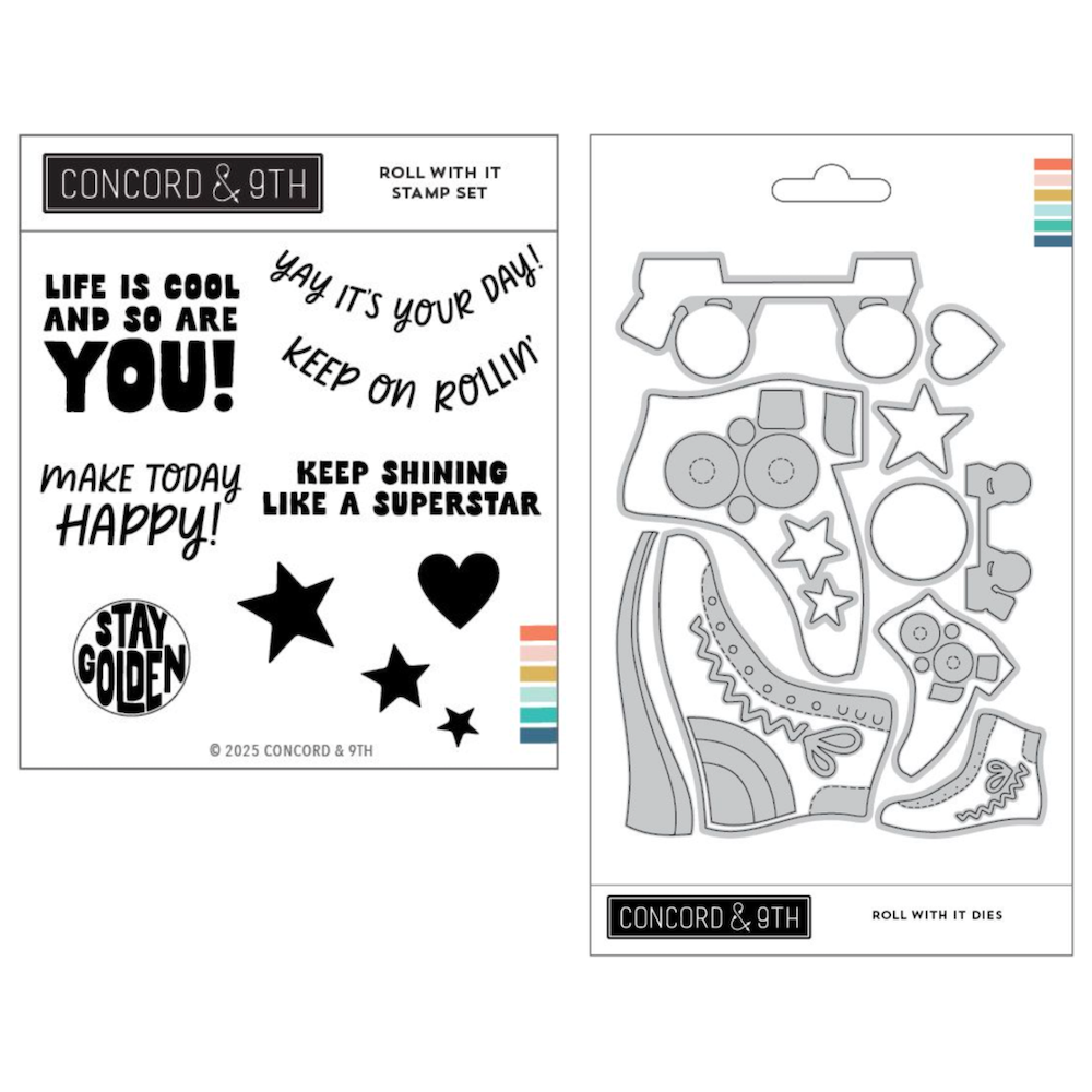 Concord & 9th Roll With It Stamps and Dies Bundle – Simon Says Stamp
