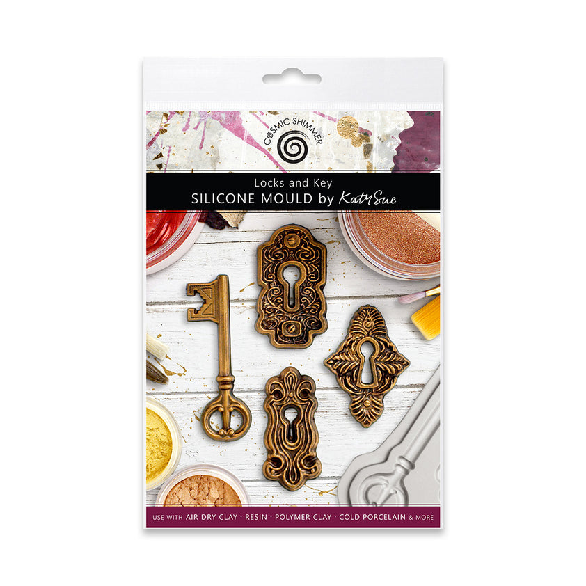 Cosmic Shimmer Locks and Key Silicone Mould ce0084-cs – Simon Says Stamp