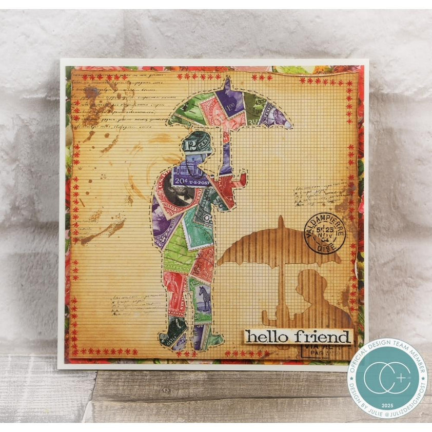 Craft Consortium The Collector Used Stamps Rub On Transfer Sheets ceru ...