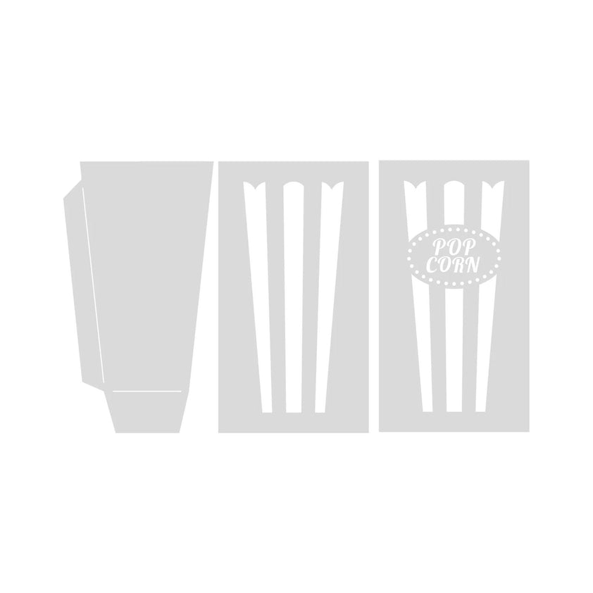 Crafter's Companion Popcorn Treat Box Stencil And Dies vc-sten-pctb ...
