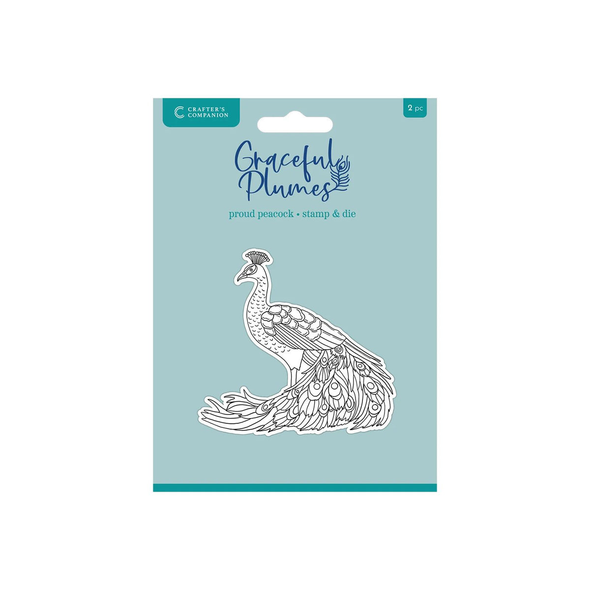Crafter's Companion Proud Peacock Stamp And Die Set gp-std-prpe – Simon ...
