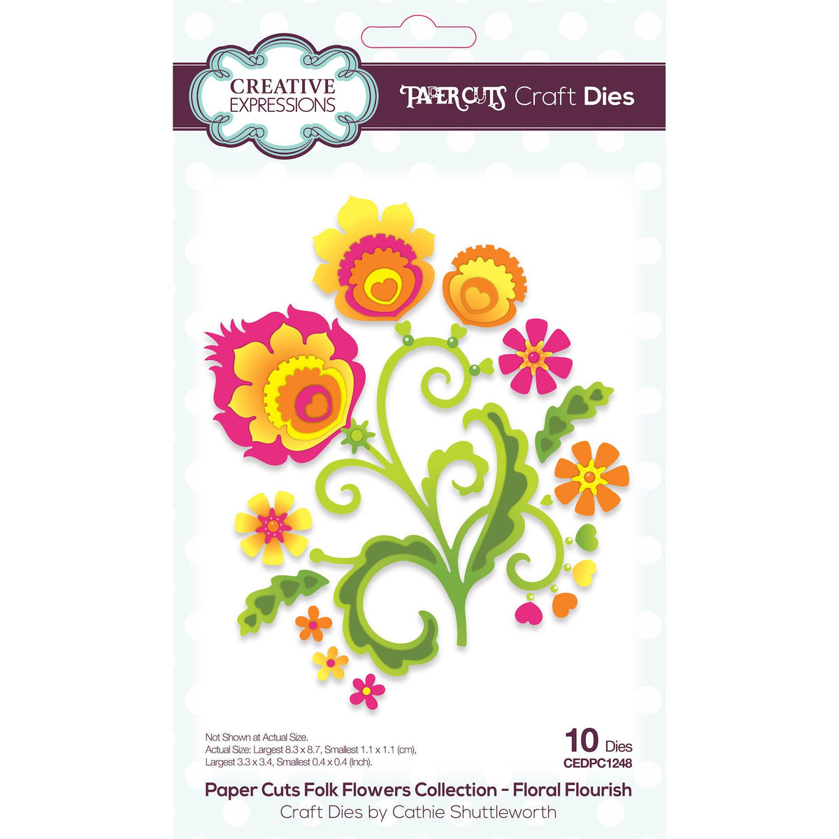 Creative Expressions Floral Flourish Dies cedpc1248* – Simon Says Stamp