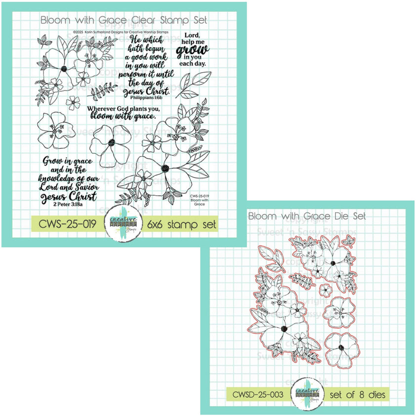 Creative Worship Bloom With Grace Stamps And Dies Bundle – Simon Says Stamp