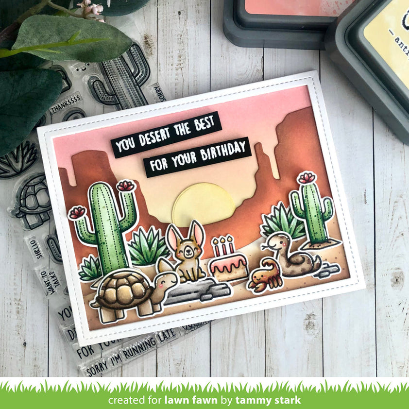 Lawn Fawn Desert Canyon Backdrop Dies lf3450 – Simon Says Stamp