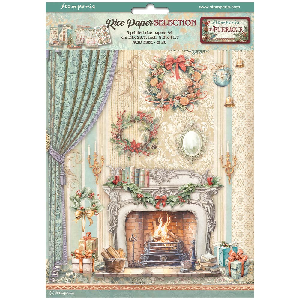 Stamperia The Nutcracker Rice Paper A4 dfsa4xnt* – Simon Says Stamp