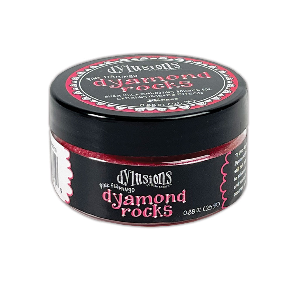 Ranger Dyan Reaveley Pink Flamingo Dyamond Rocks Embossing Powder Dylu ...