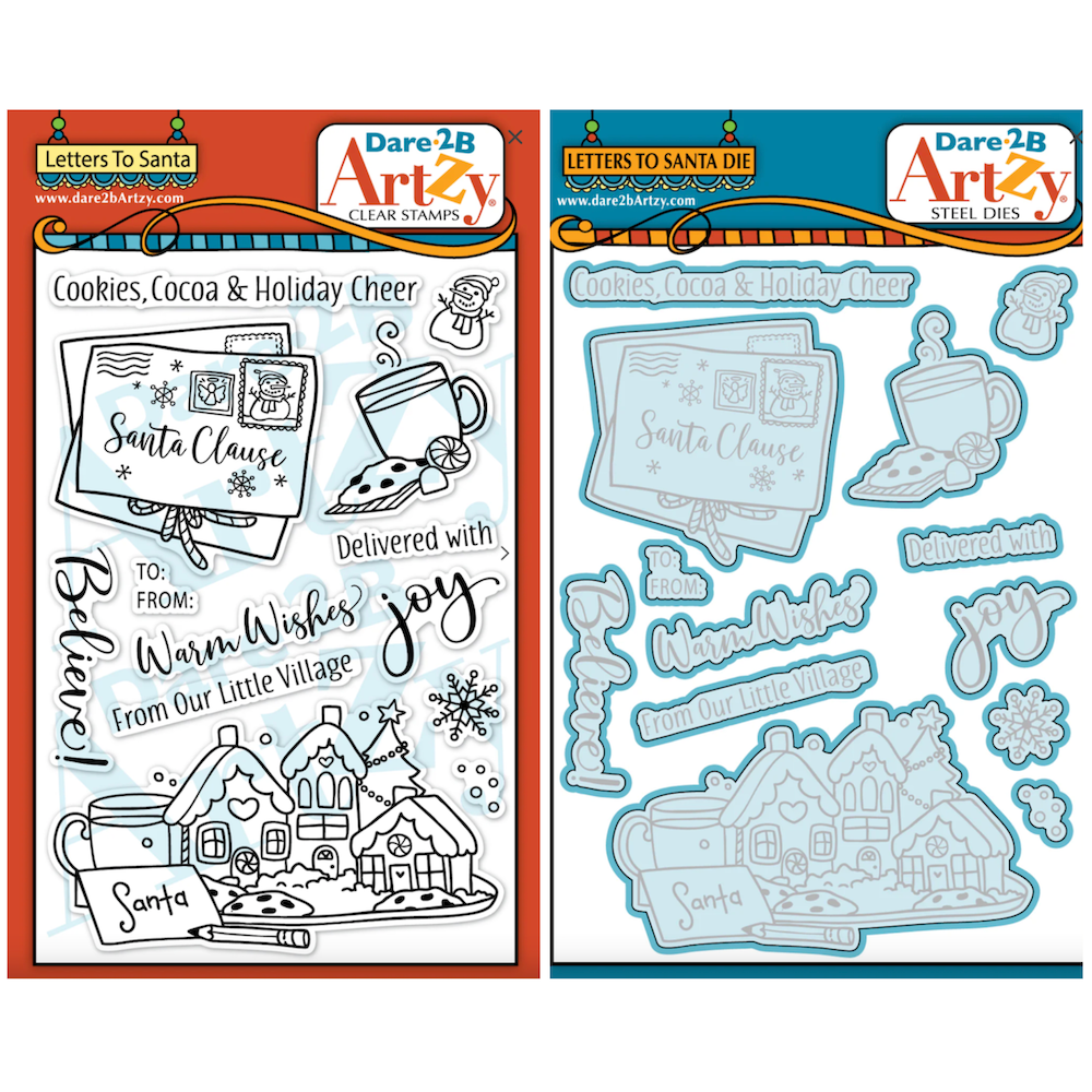 Dare 2B Artzy Letters to Santa Stamp and Die Bundle – Simon Says Stamp