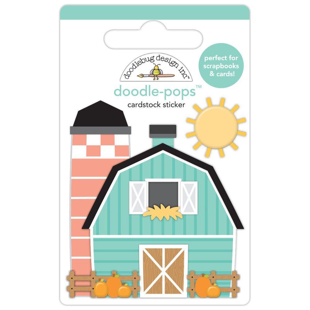Doodlebug Barn in the USA Doodle-Pops 3D Stickers 8624 – Simon Says Stamp