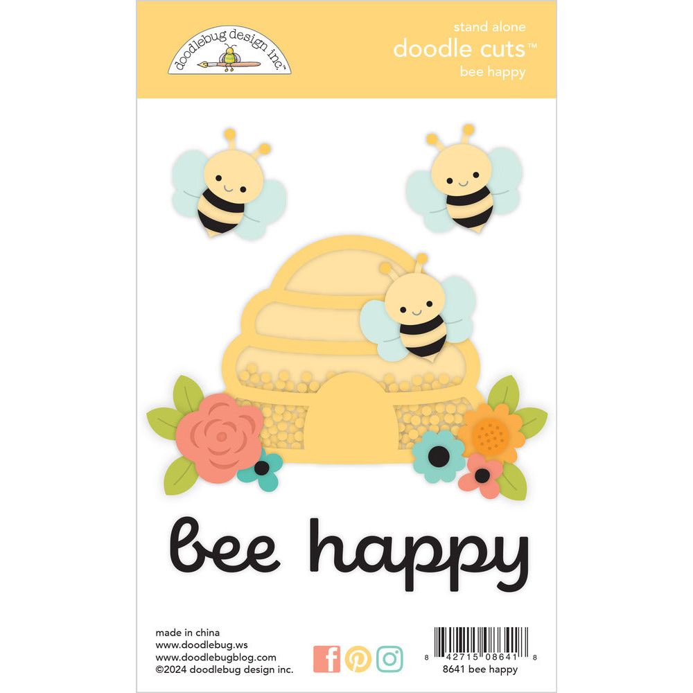 Doodlebug Bee Happy Doodle Cuts 8641 – Simon Says Stamp
