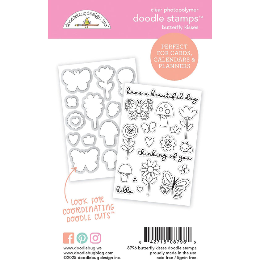 Doodlebug Butterfly Kisses Doodle Stamps 8796 – Simon Says Stamp