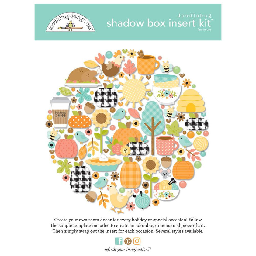 Doodlebug Farmhouse Shadow Box Kit 8666 – Simon Says Stamp