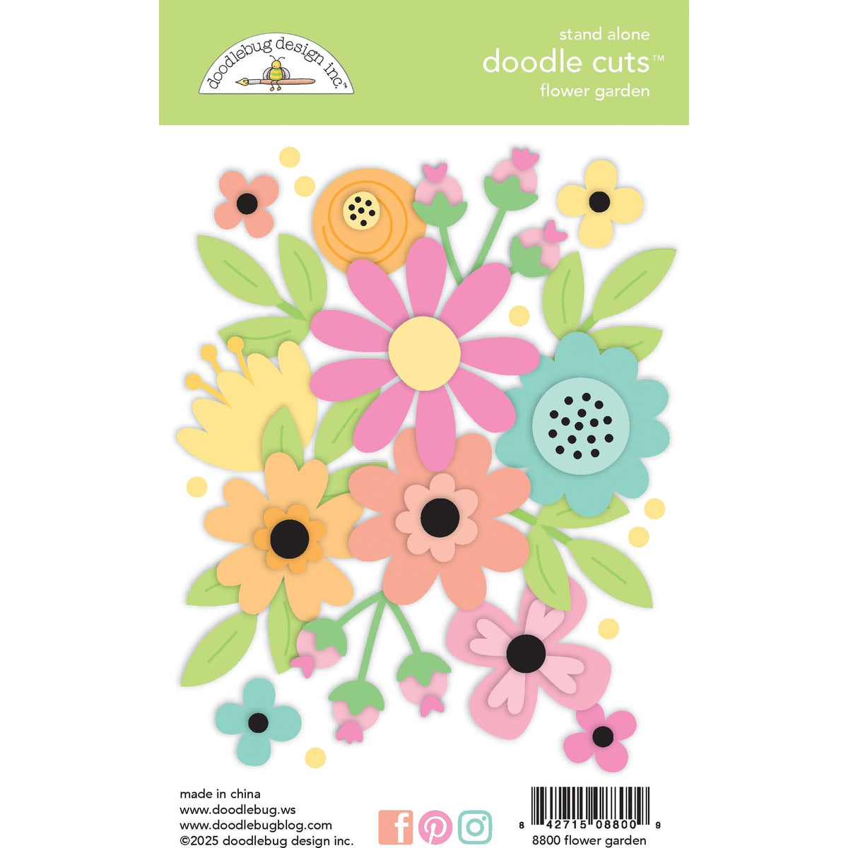 Doodlebug Flower Garden Doodle Cuts Dies 8800 – Simon Says Stamp