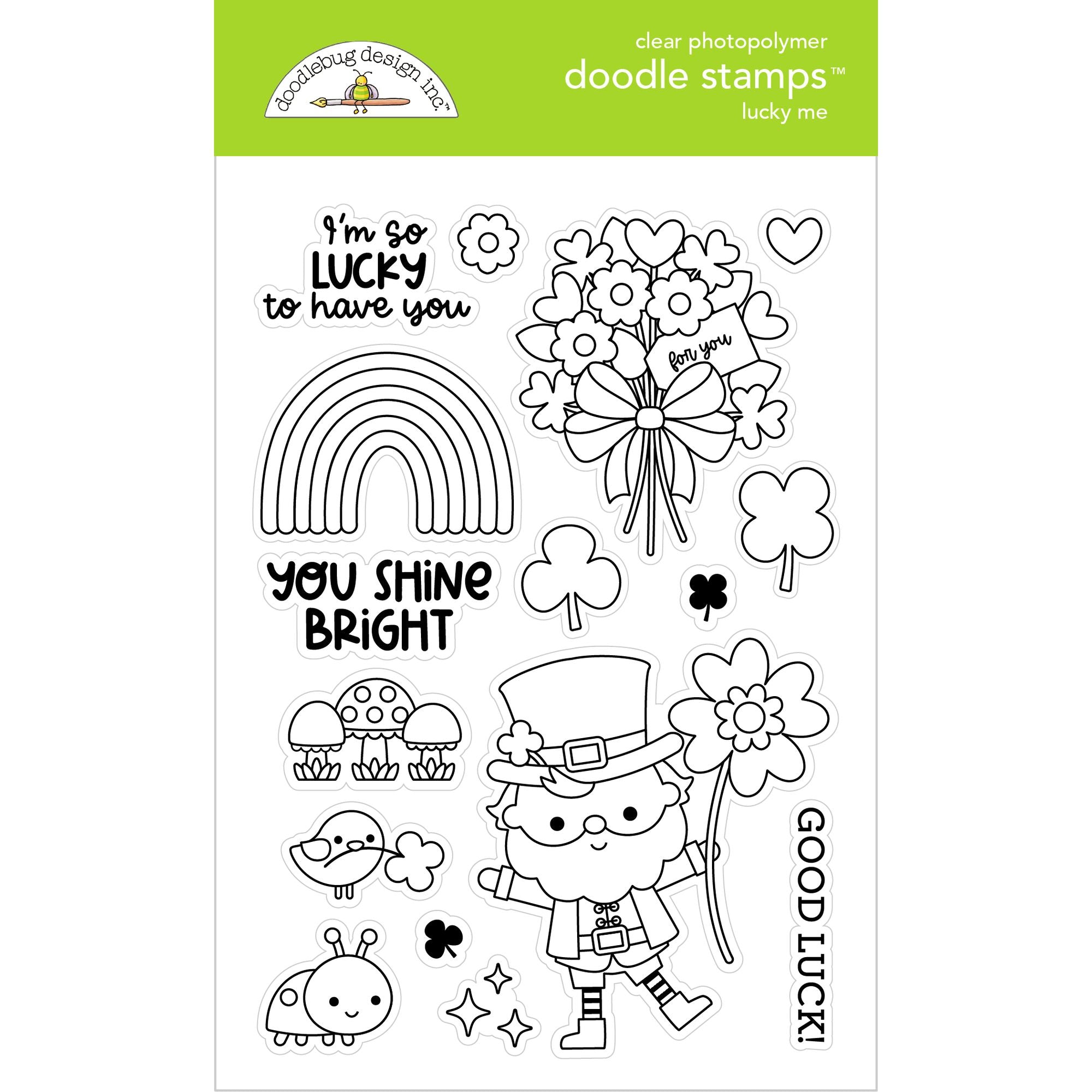 Doodlebug Lucky Me Doodle Stamps 9030 – Simon Says Stamp