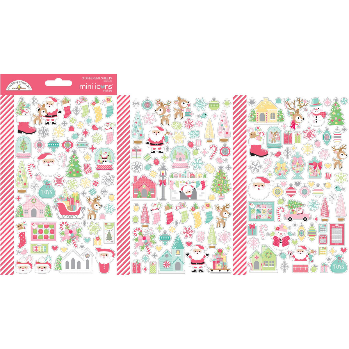 Doodlebug Tinsel Time Mini Icons Stickers 8734 – Simon Says Stamp