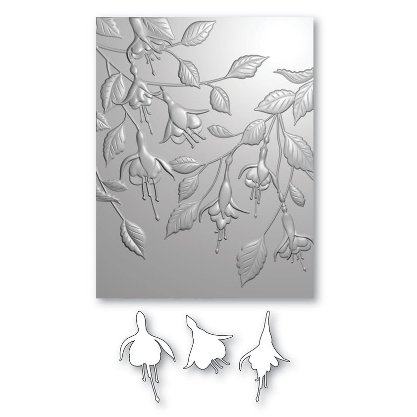 Memory Box Fabulous Fuchsia 3D Embossing Folder and Dies ef1047 – Simon ...