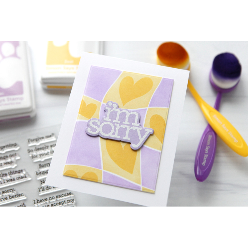 CZ Design Stamps and Die I'm Sorry Sentiments set922is To Be Loved ...