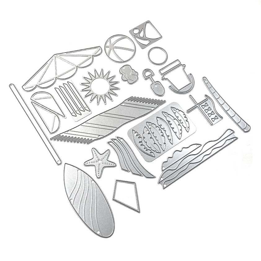 Elizabeth Craft Designs Beach Scenery Dies 2258 – Simon Says Stamp