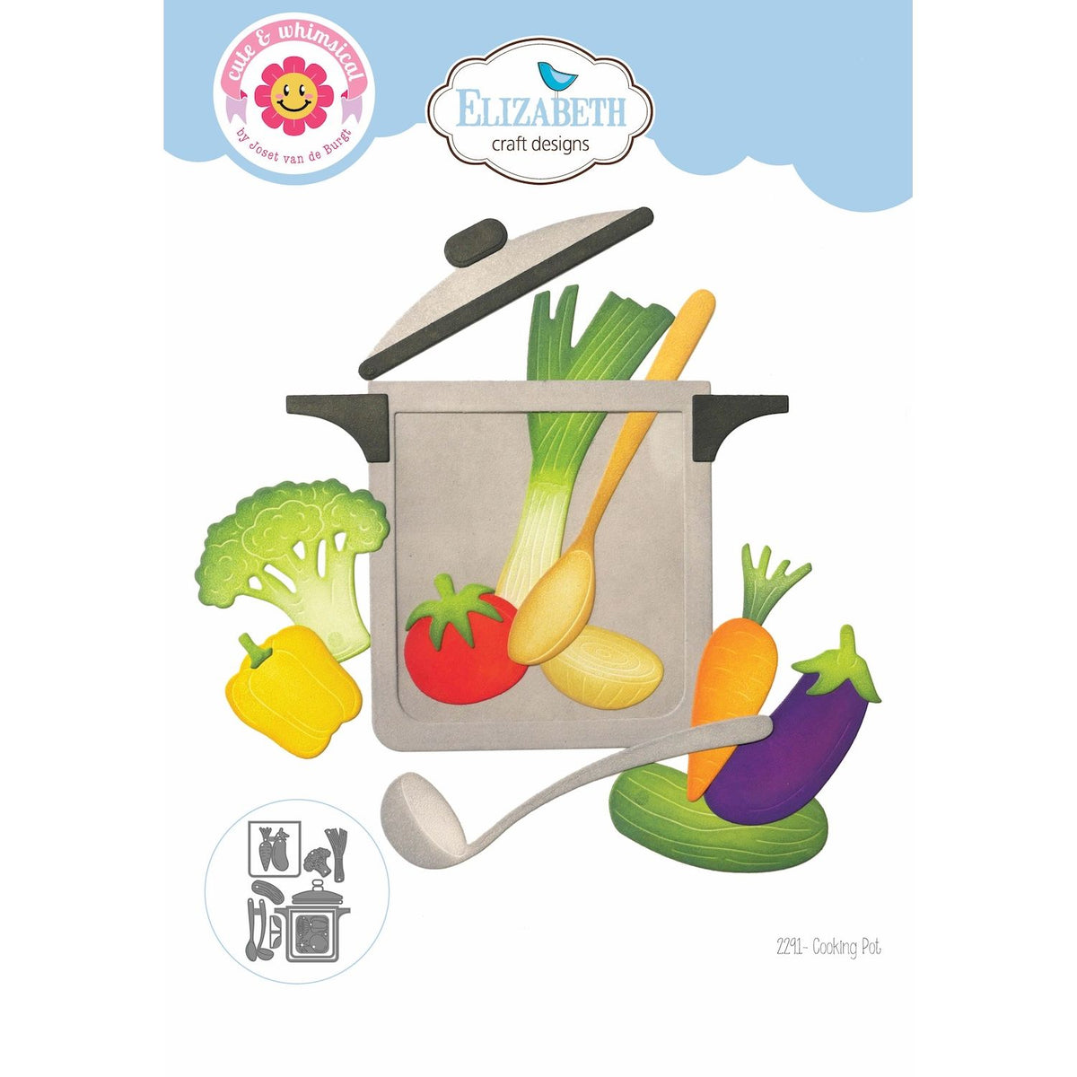 Elizabeth Craft Designs Cooking Pot Dies 2291 – Simon Says Stamp