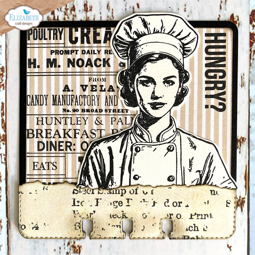 Elizabeth Craft Designs Let's Cook Stamp and Die Set csd395 – Simon ...
