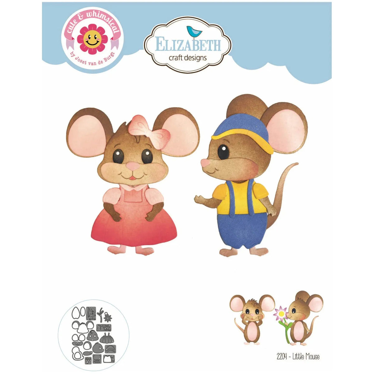 Elizabeth Craft Designs Little Mouse Dies 2204 – Simon Says Stamp