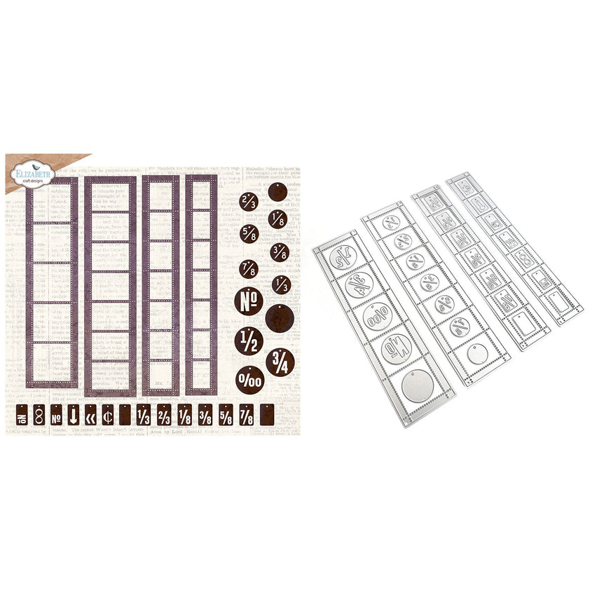 Elizabeth Craft Designs Postage Stamp Strips Dies 2176 – Simon Says Stamp