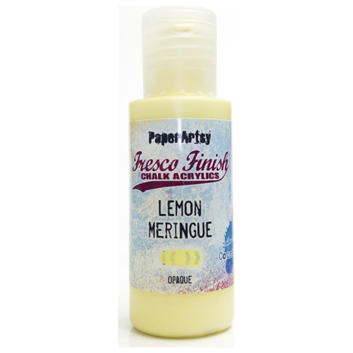 Paper Artsy Fresco Finish LEMON MERINGUE Chalk Acrylic Paint 1.69oz ff ...
