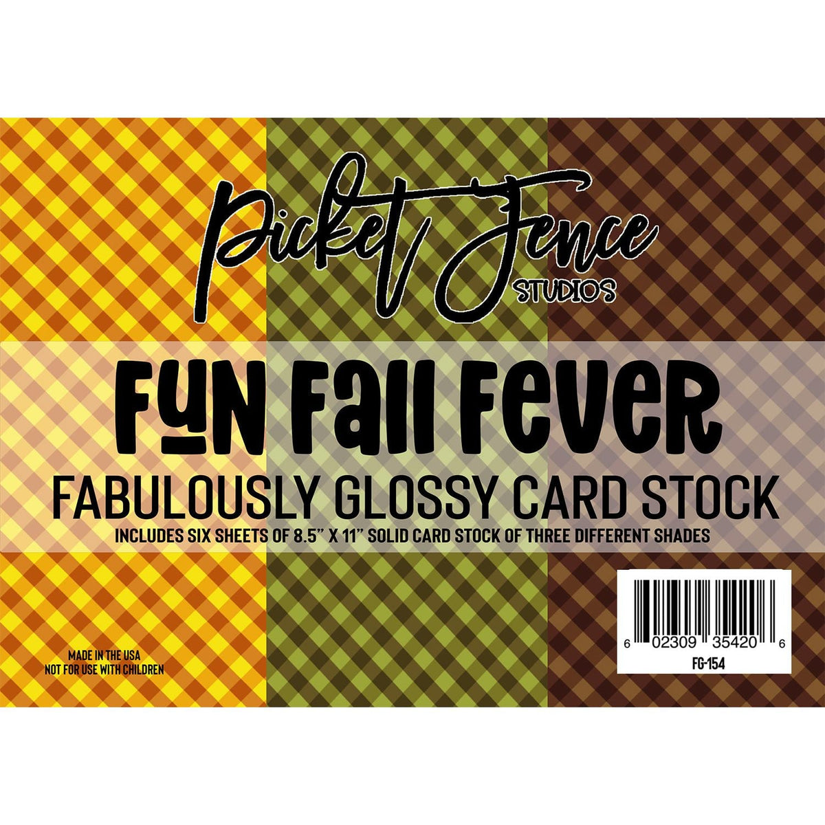 Picket Fence Studios Glossy Card Stock Fun Fall Fever fg-154 – Simon ...