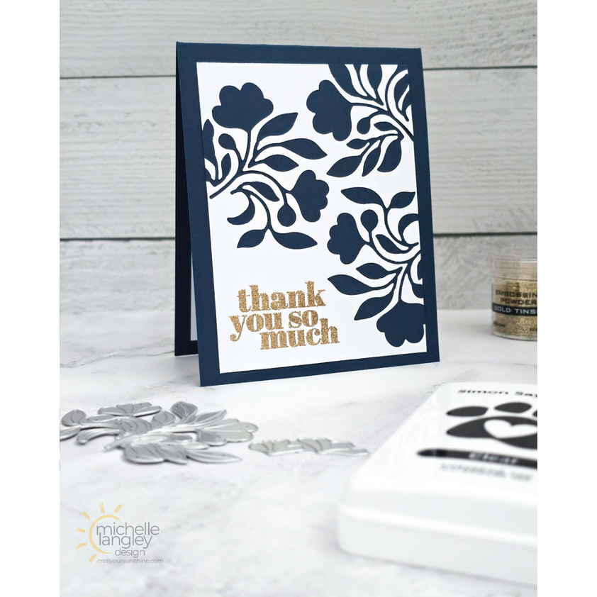 Simon Says Stamp Fantasy Bouquet Wafer Dies S1013 Happy Camper