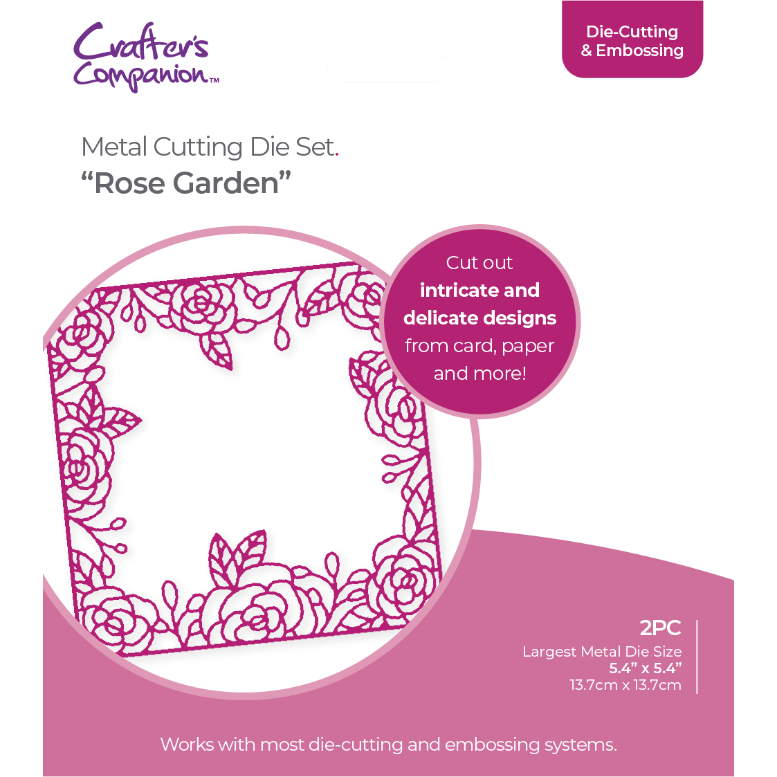 Gemini Rose Garden Die Set gem-md-cad-roseg* – Simon Says Stamp