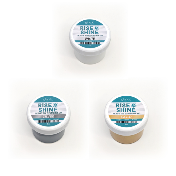 Gina K Designs Essentials Rise and Shine Stencil Pastes – Simon Says Stamp