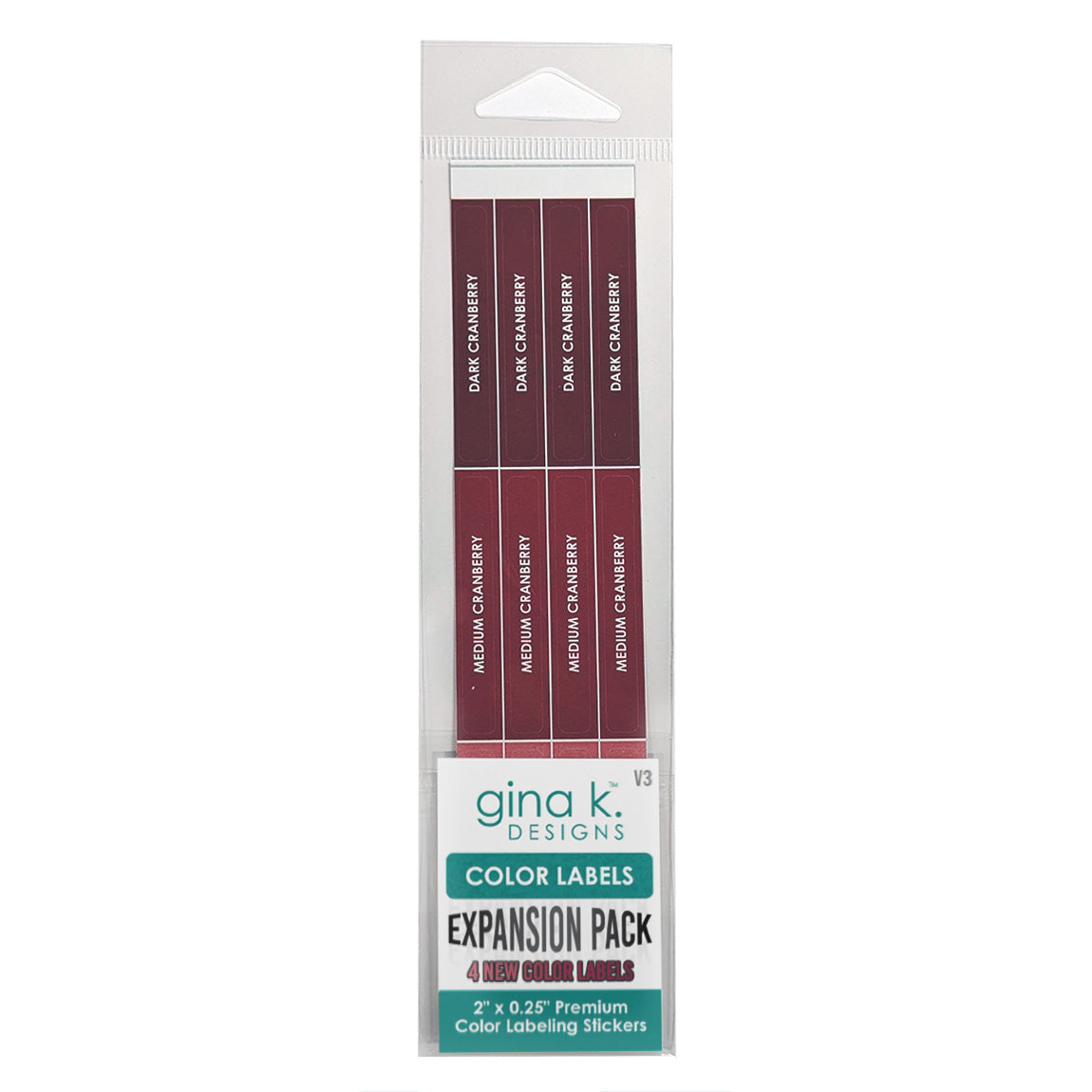 Gina K Designs Expansion Pack 3 Color Labels for Storage clipex3 ...