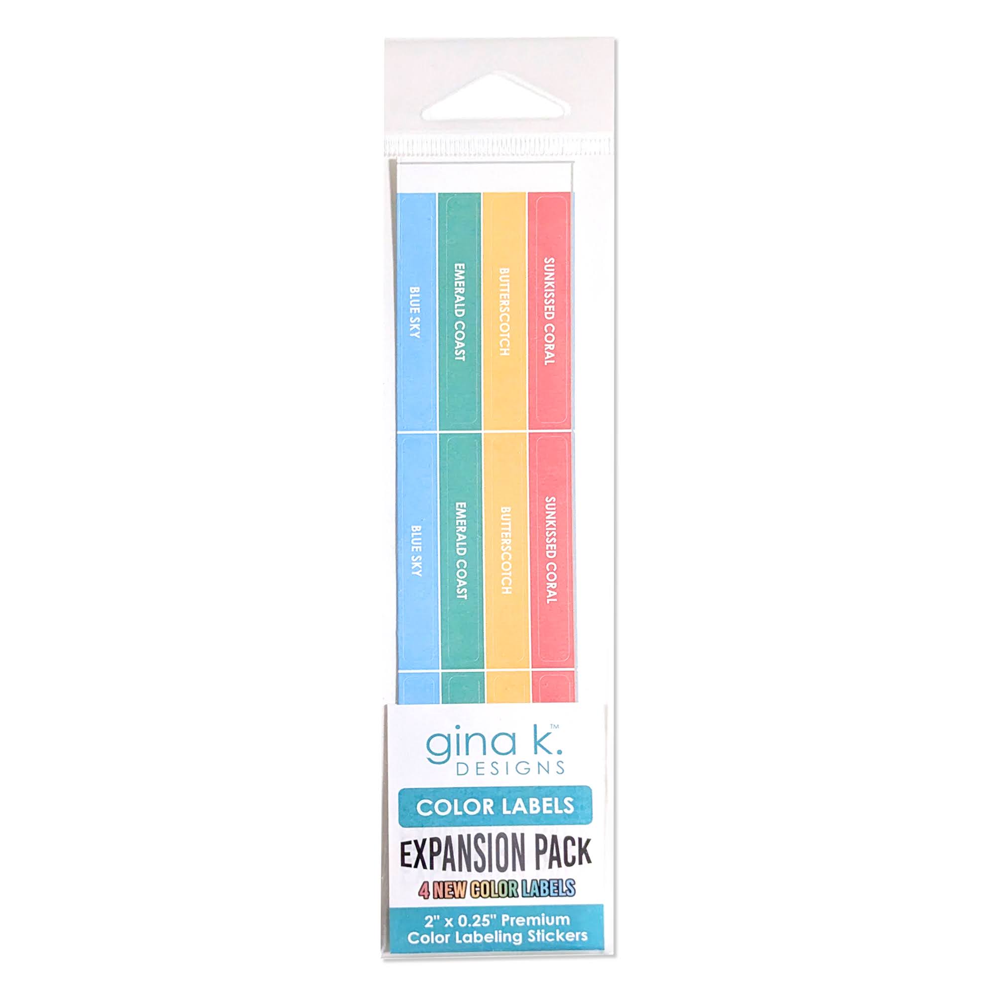 Gina K Designs Expansion Pack Color Labels for Storage clipex1 – Simon ...