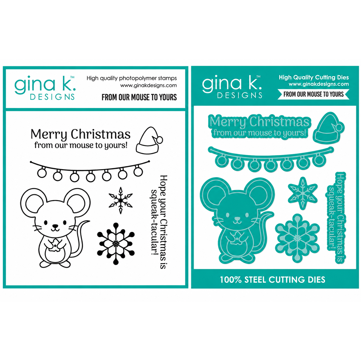 Gina K Designs From Our Mouse to Yours Stamps and Dies – Simon Says Stamp