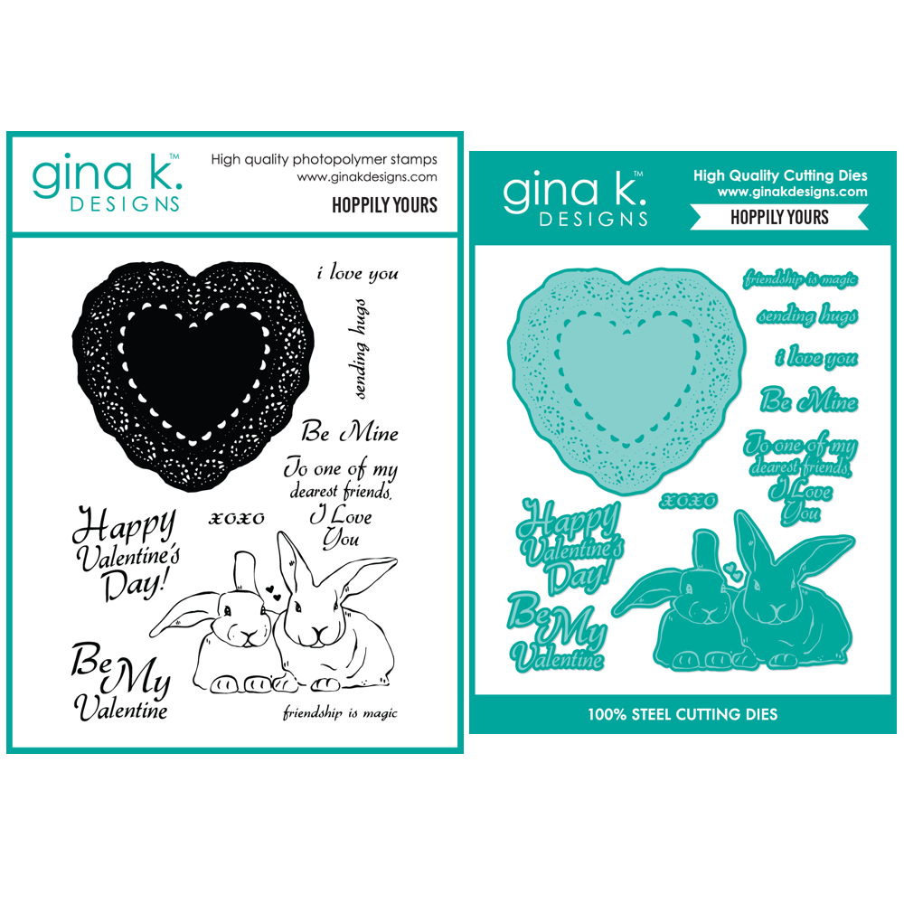 Gina K Designs Hoppily Yours Stamps and Dies – Simon Says Stamp